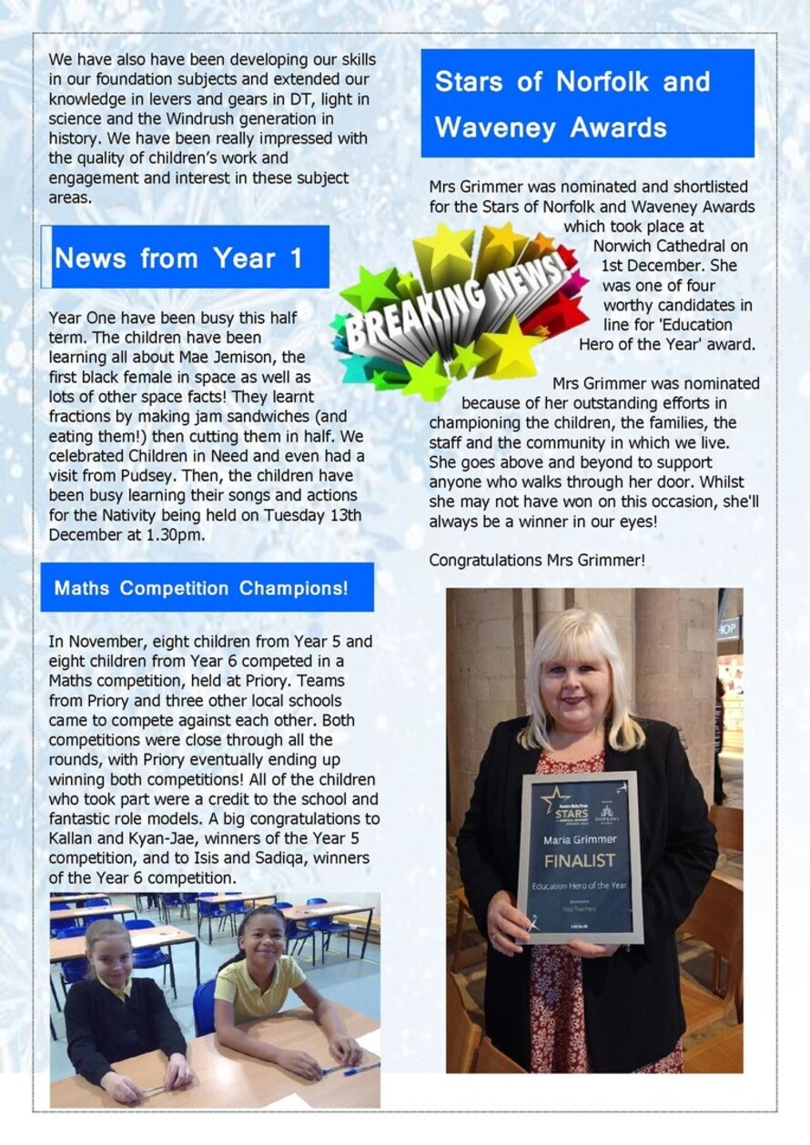 St Nicholas Priory CofE VA Primary School - Profile (2023)