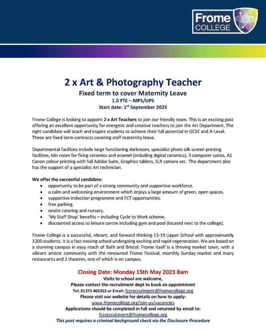 Frome Community College - Profile (2024)