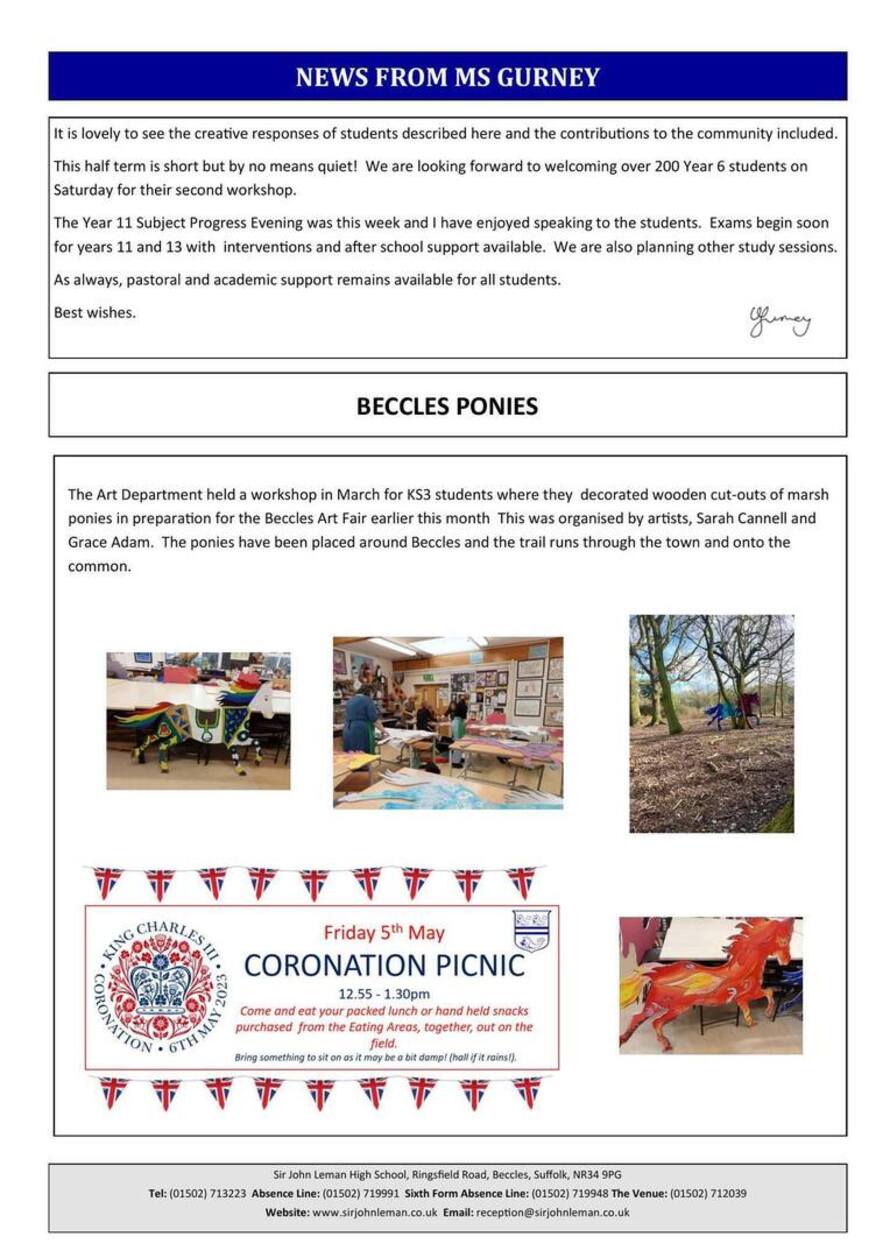 Sir John Leman High School - Profile (2023)