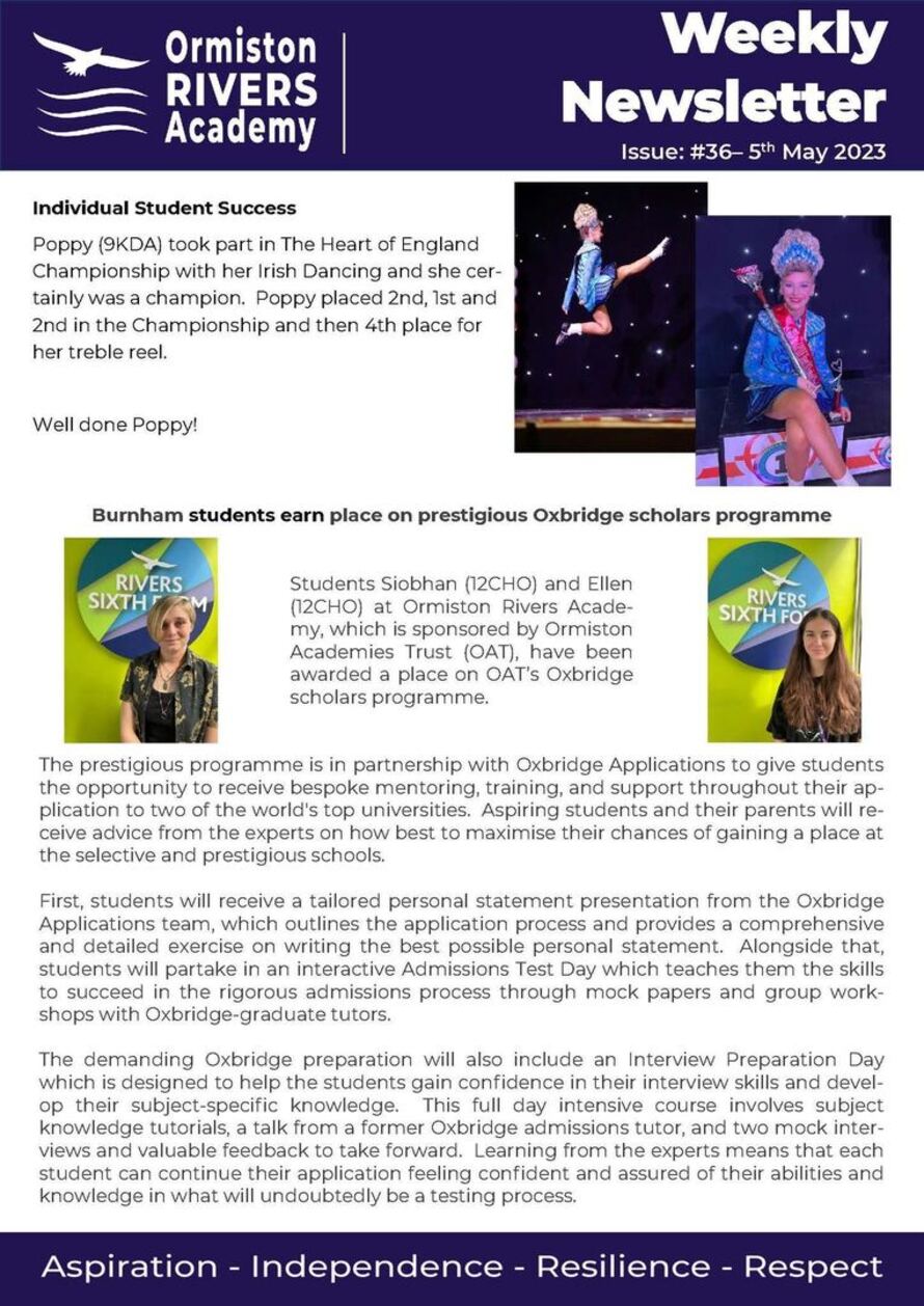 Ormiston Rivers Academy - Profile (2023)