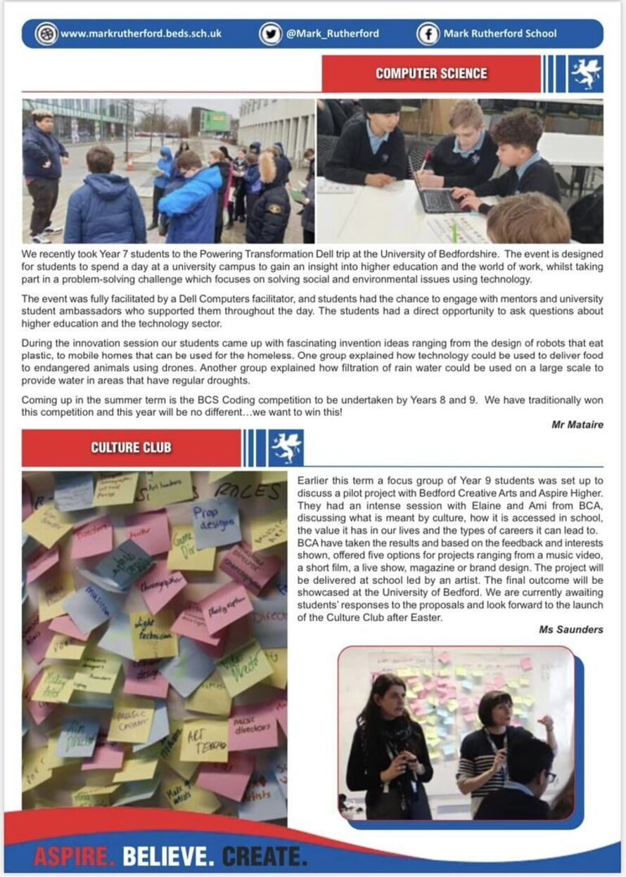 Mark Rutherford School - Profile (2023)