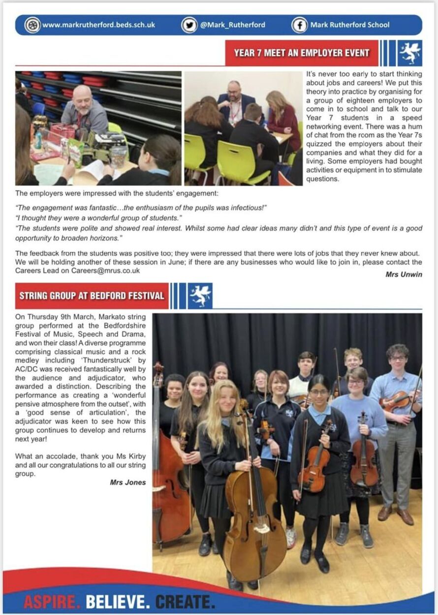 Mark Rutherford School - Profile (2023)