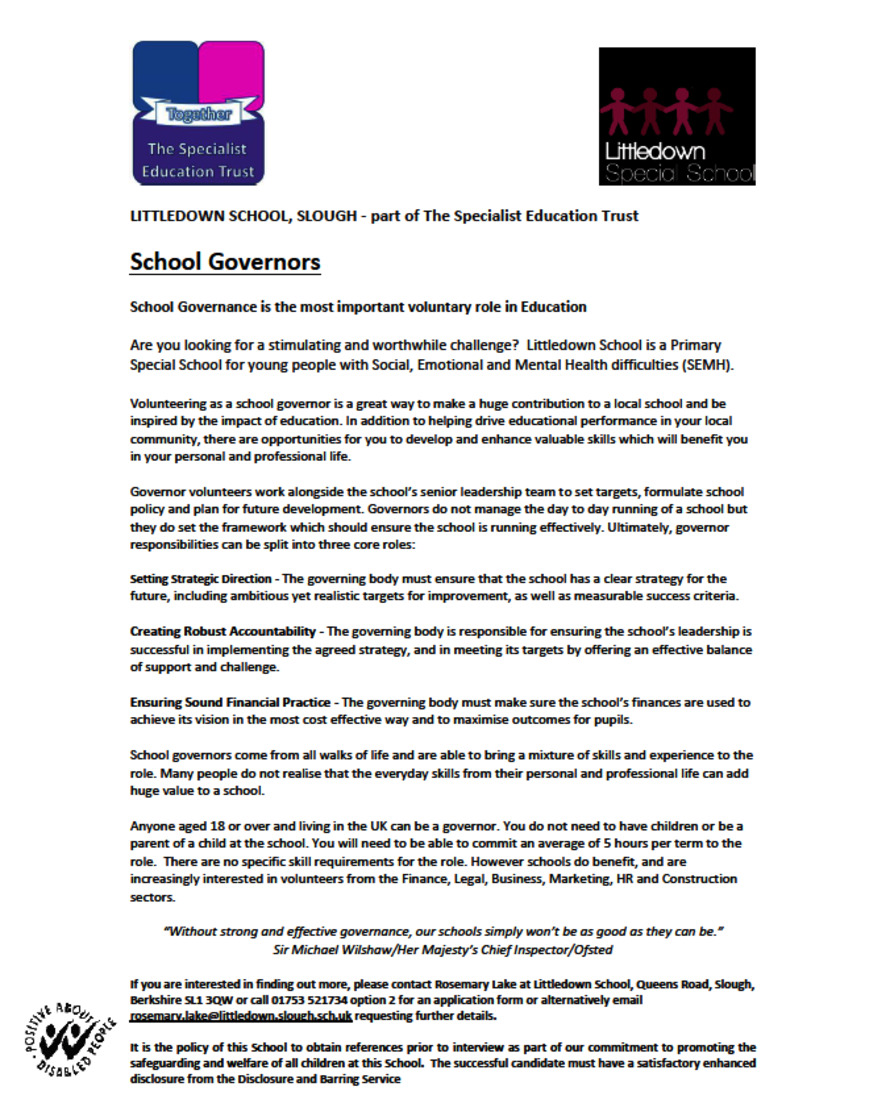 Littledown School - Profile (2023)