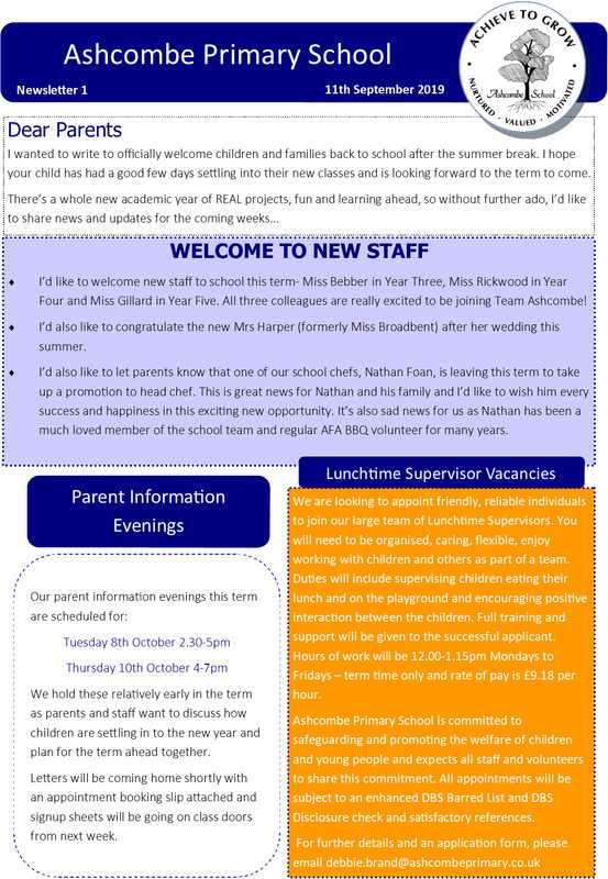 Ashcombe Primary School - Profile (2024)